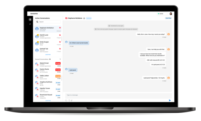 Live Agent for MyChart
