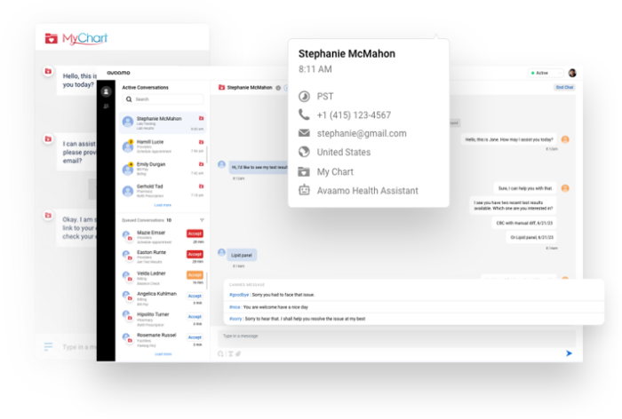 Live Agent for MyChart
